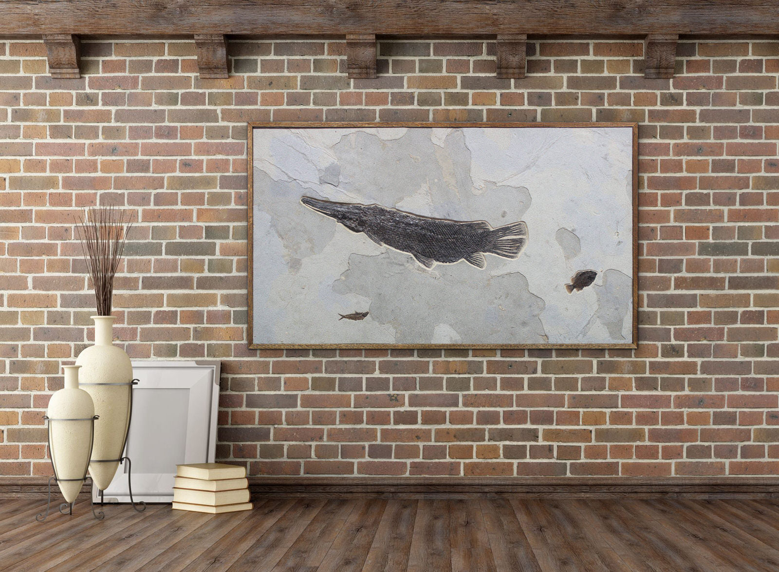 Huge Fossil Gar For Sale - Lepisosteus simplex - Rare – Fossil Realm