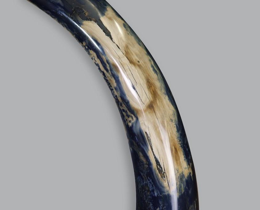 Huge Blue Mammoth Tusk For Sale - Alaska, 119 lbs. - Rare Vivianite ...